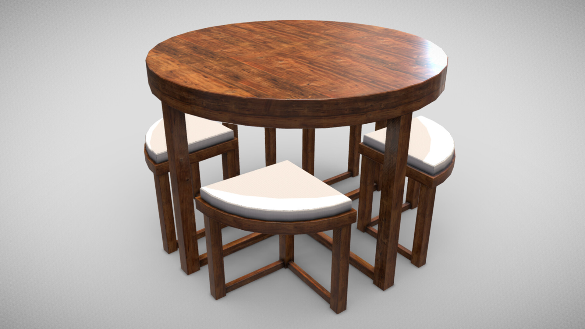 ArtStation - round Dining table