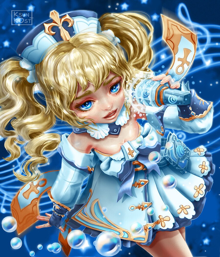ArtStation - Barbara from Genshin Impact