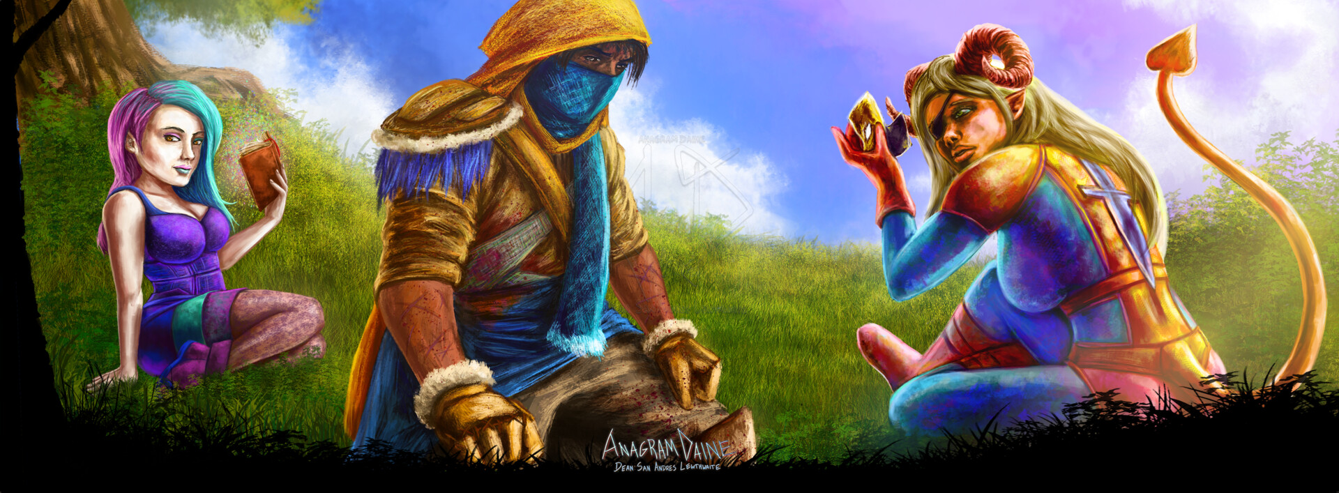 ArtStation - 20210419 Lynmo, Row and the Backstabber