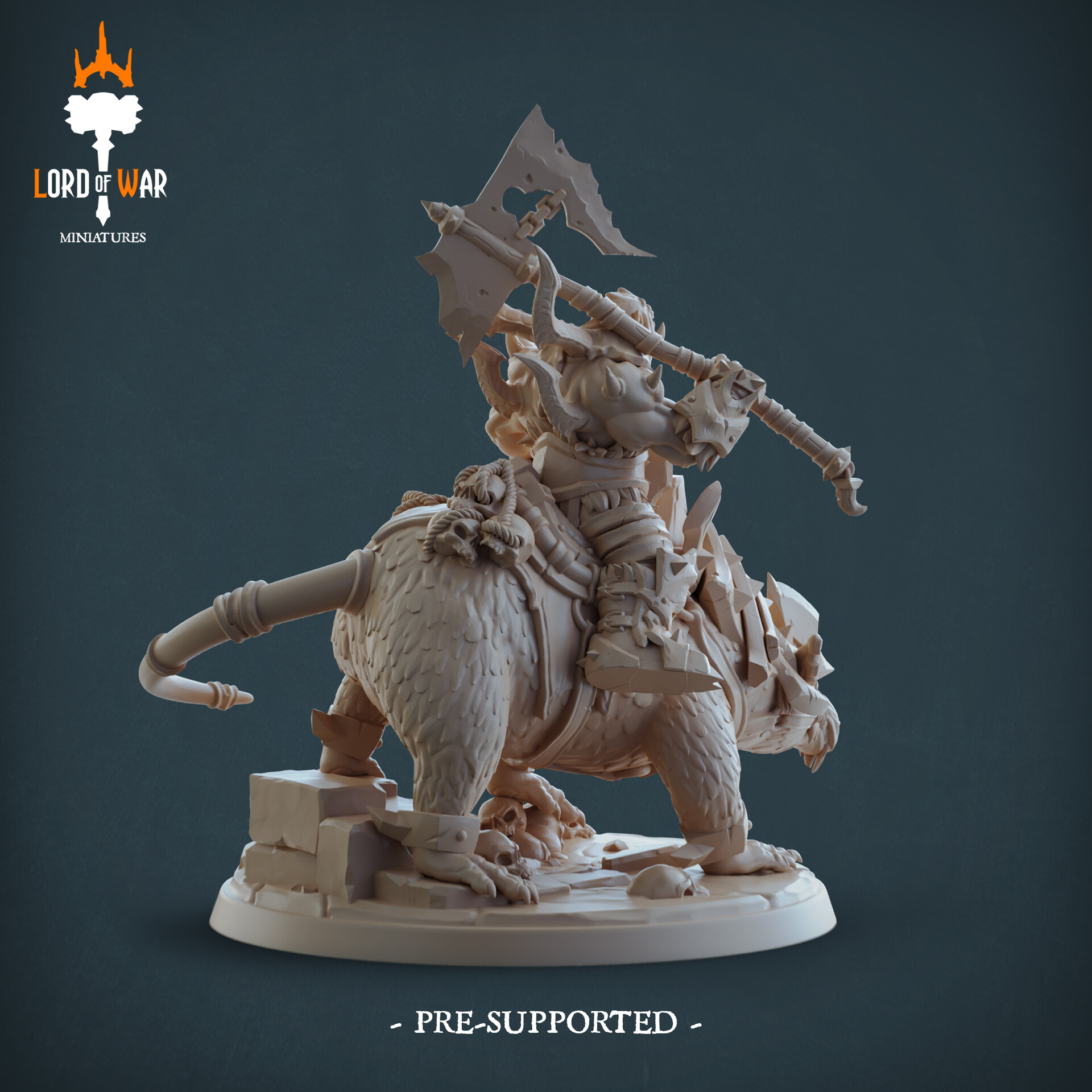 Lord of War Miniatures - Orc Mount Executioner-Lord of War Miniatures