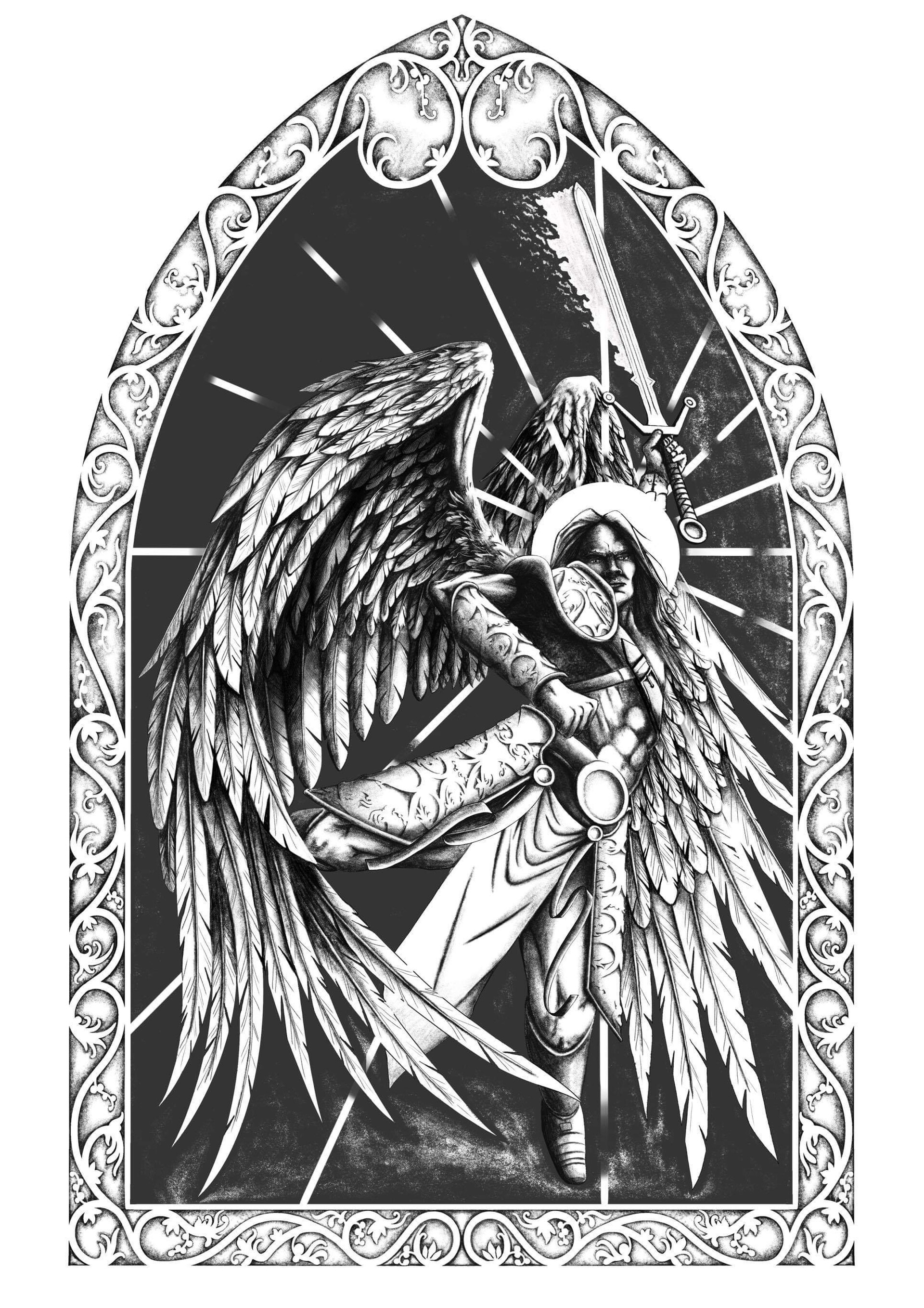 ArtStation - Christian Artwork - Digital Pencil Drawing