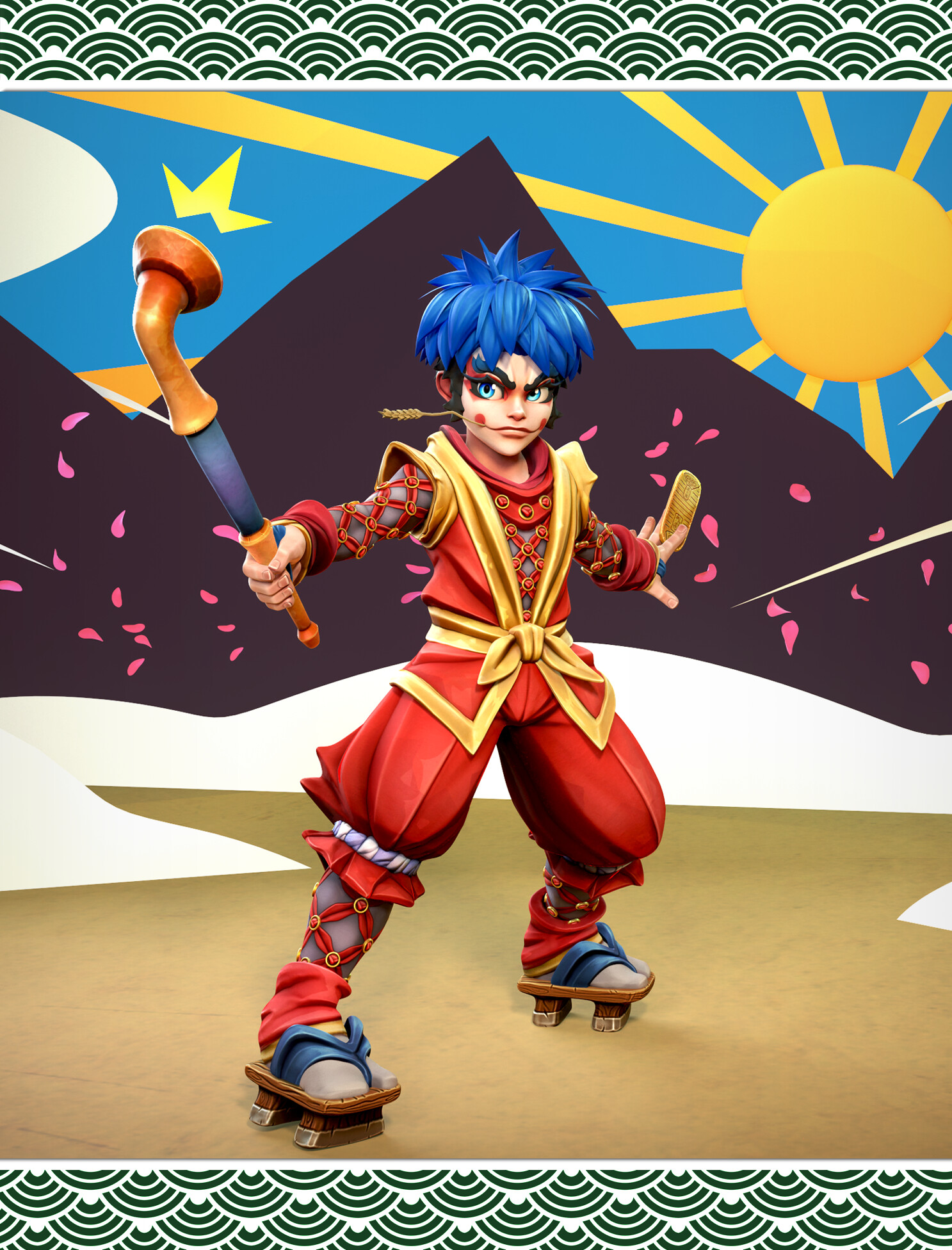 how to draw mystical ninja characters