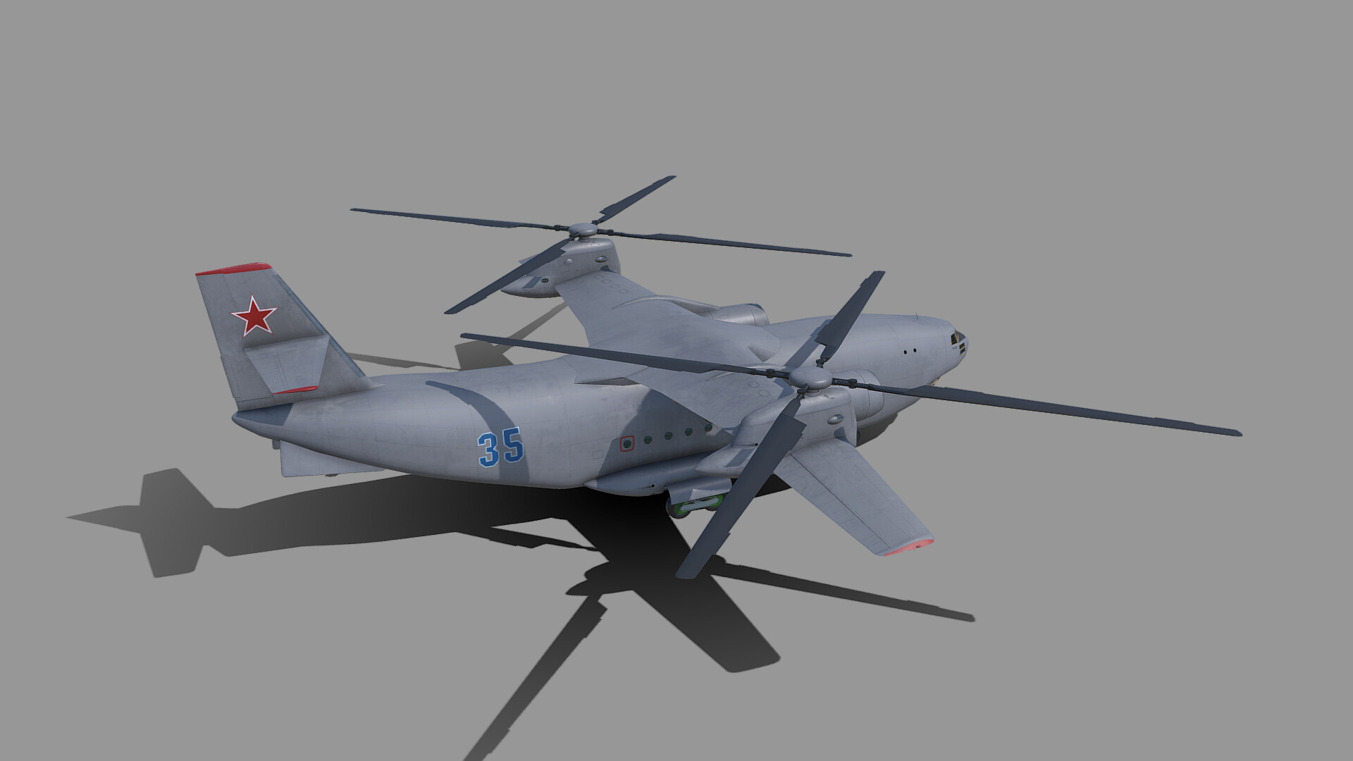 Tim Samedov - Kamov Ka-35 concept helicopter 3D model