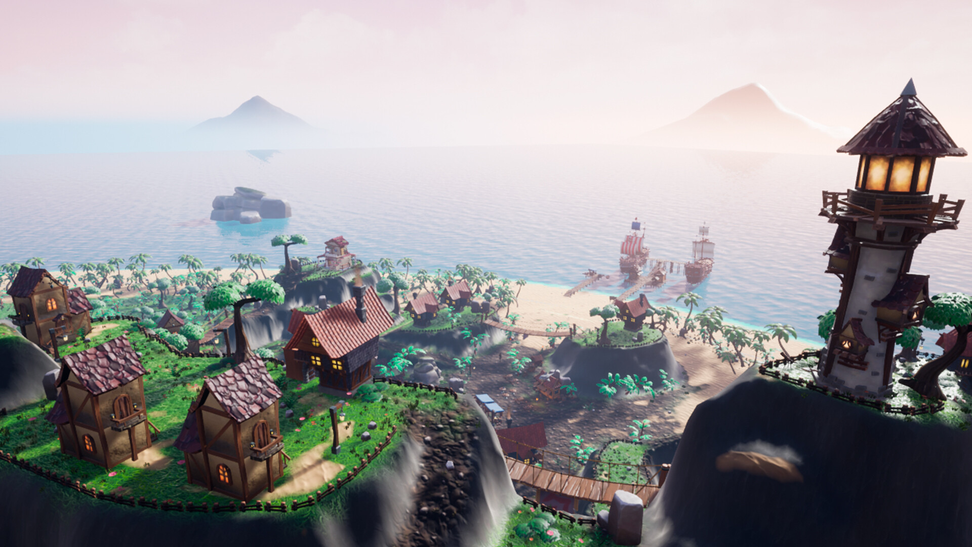 ArtStation - Stylized Port Village