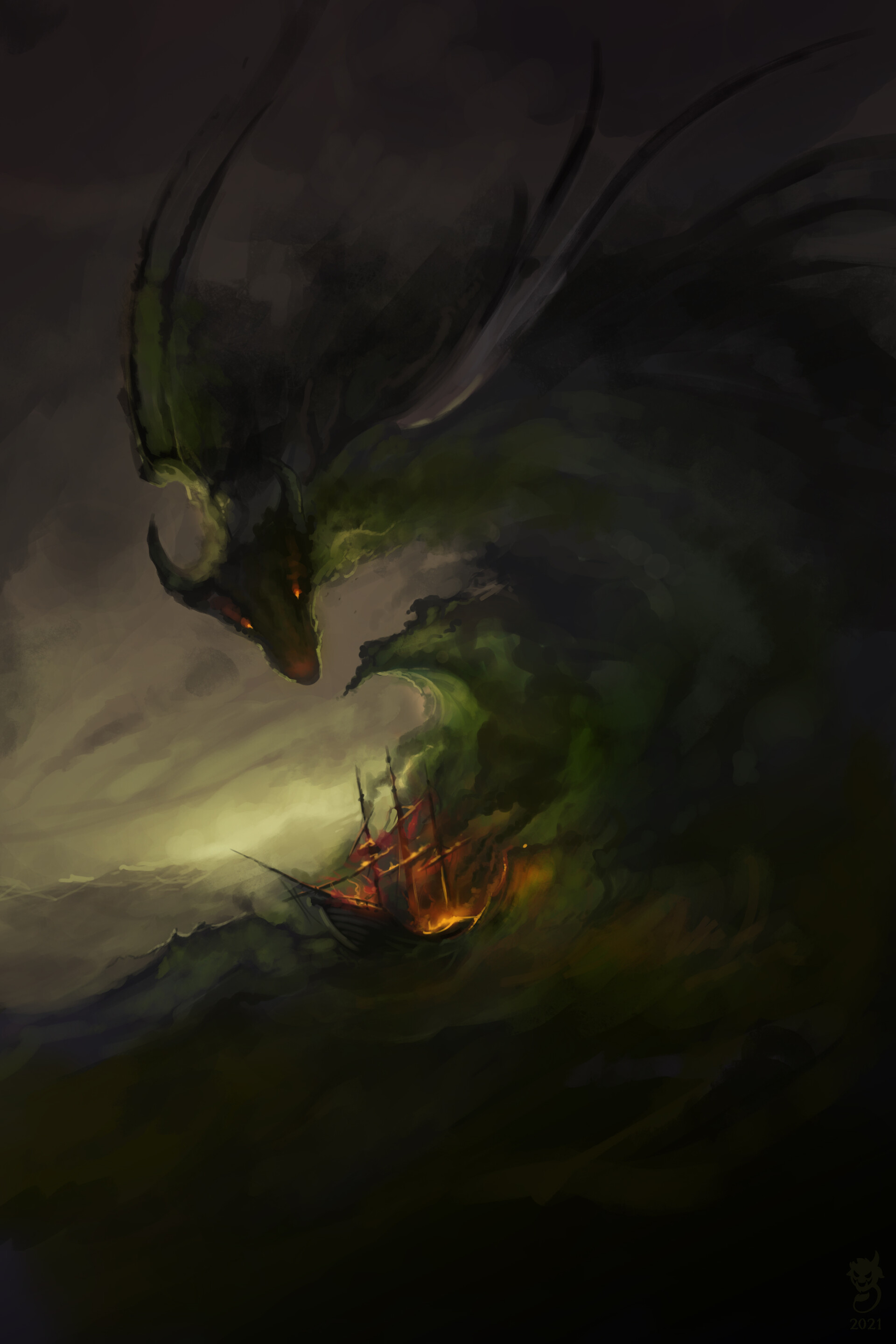 ArtStation - A sea spirit