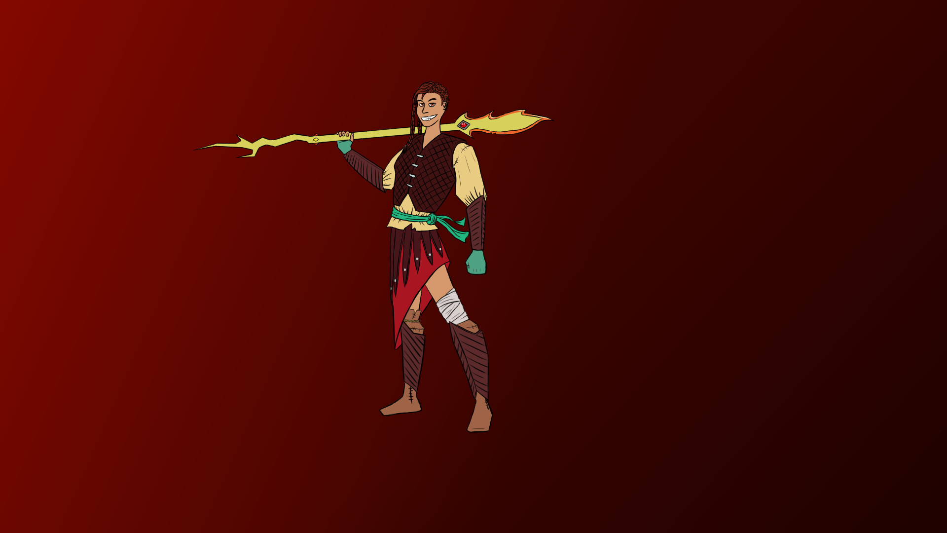 ArtStation - Ruby: a rowdy OC