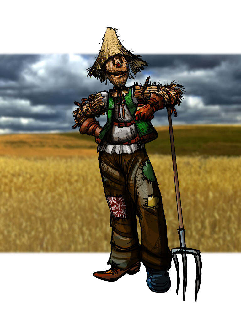 ArtStation - Character-Scarecrow-1