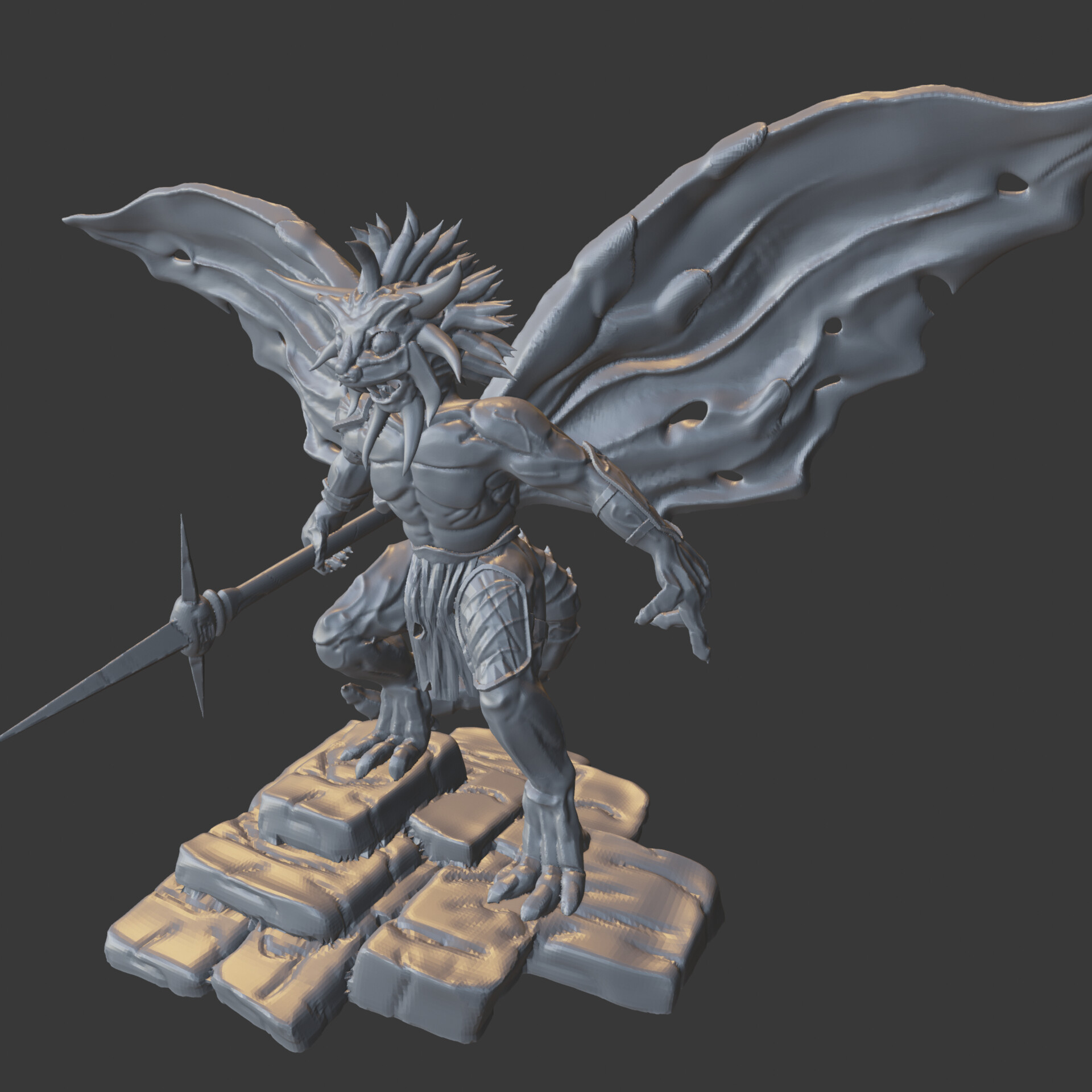 Spikey Demon Demon Head ZBrushCentral