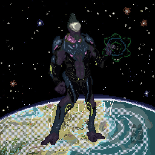 ArtStation - Fortnite Alien Pixel Art Tribute