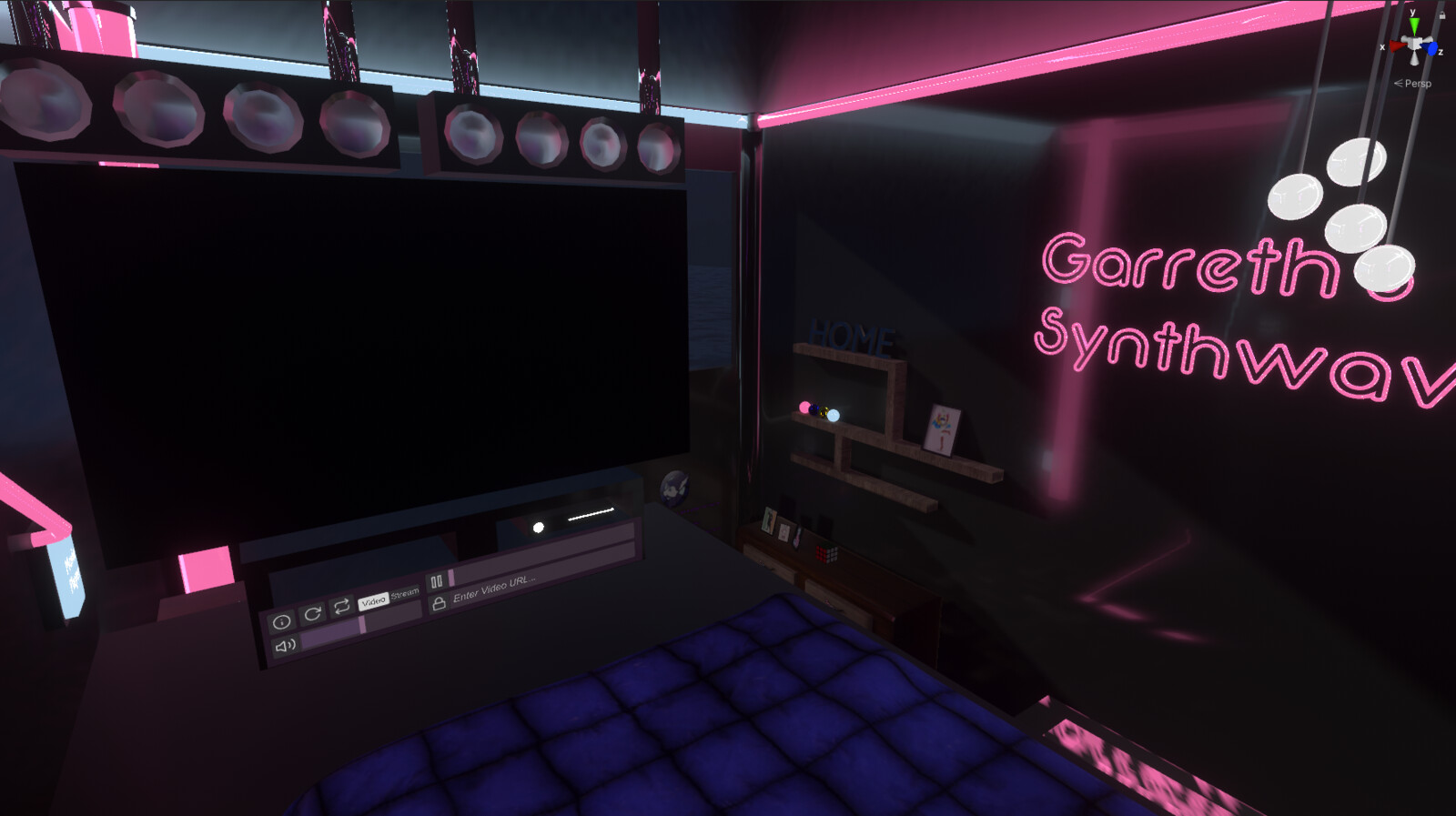 ZerianZinaris - Garreth's Synthwave (VRChat Commissioned World)