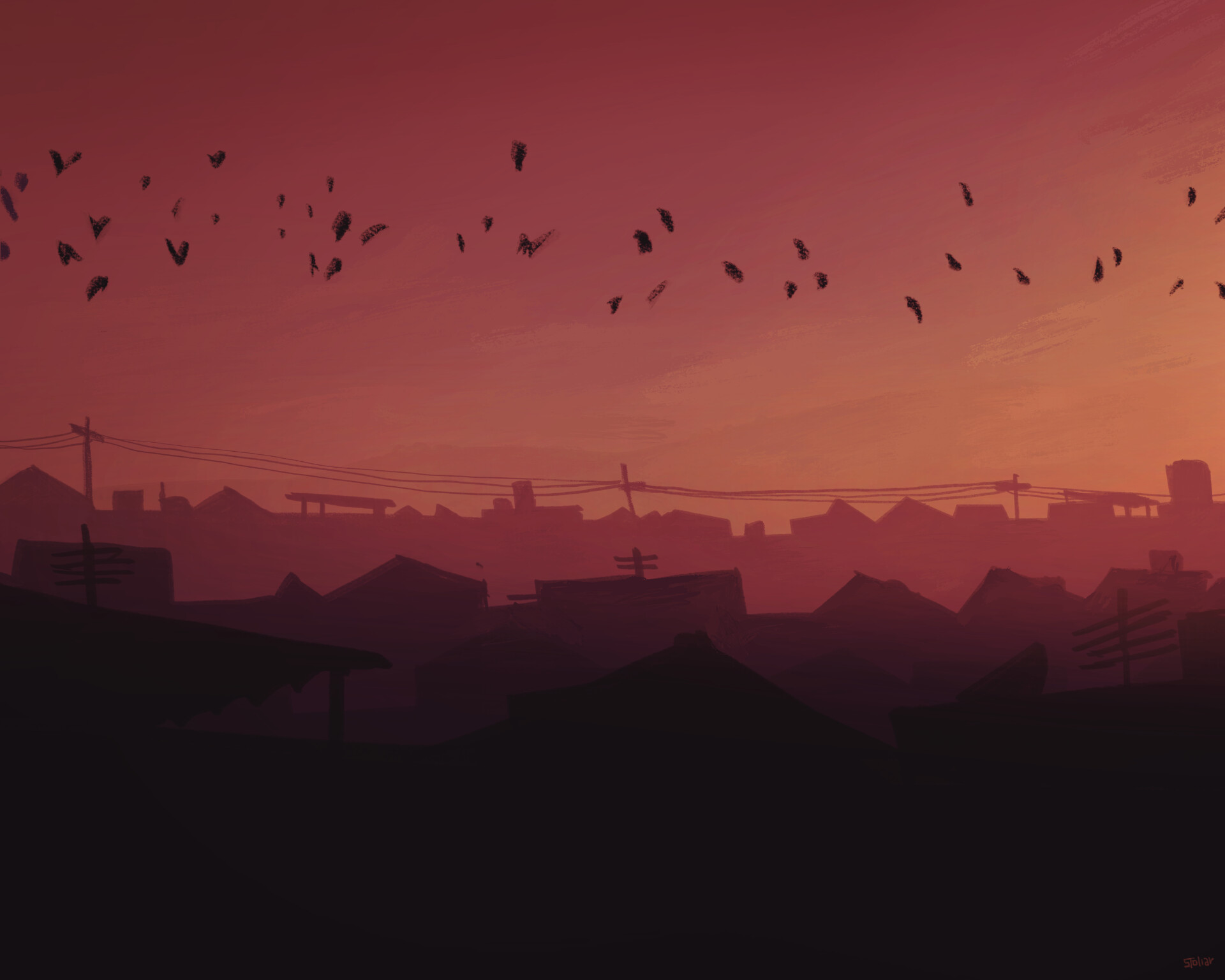 ArtStation - Crow City Ocre