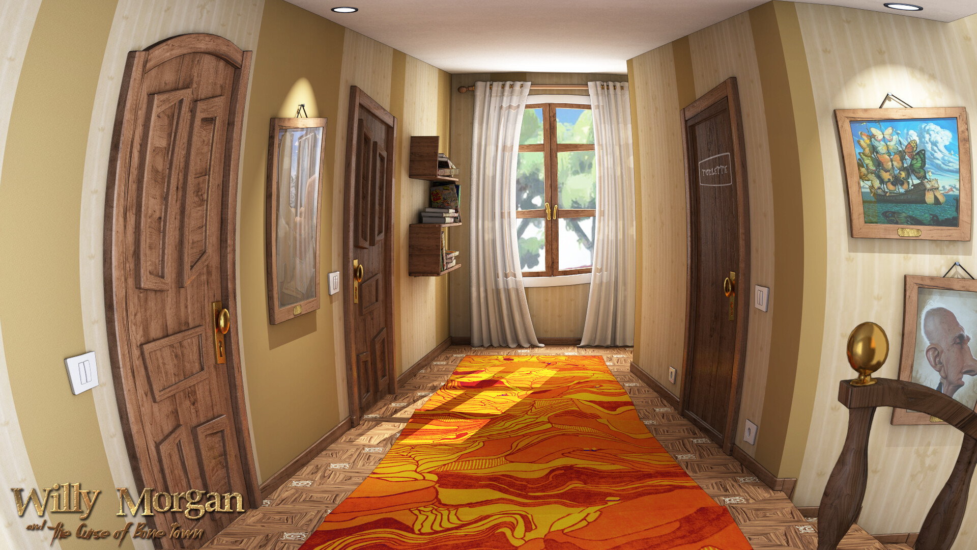 ArtStation - Willy Morgan: Willy's house (corridor)