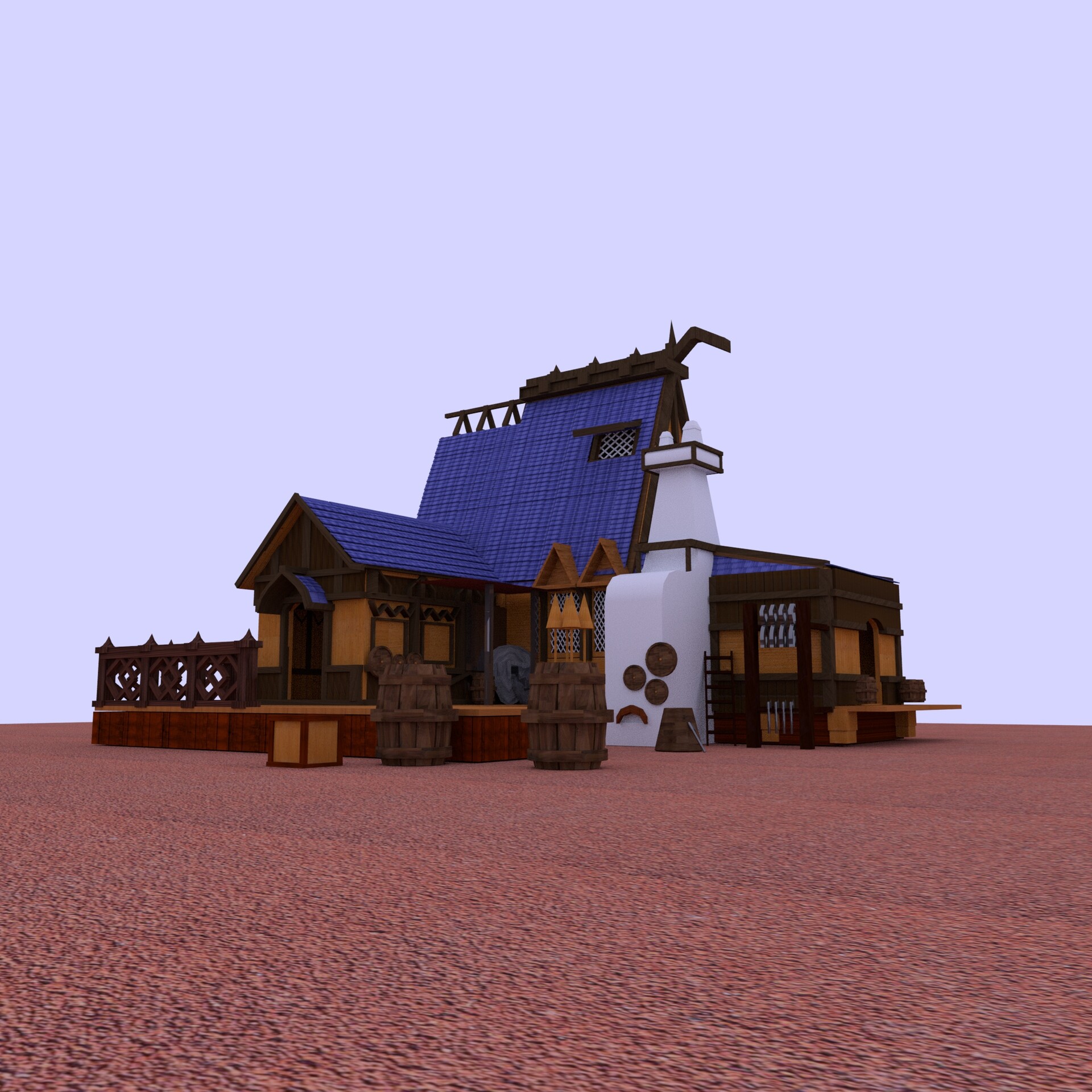 ArtStation - medieval house