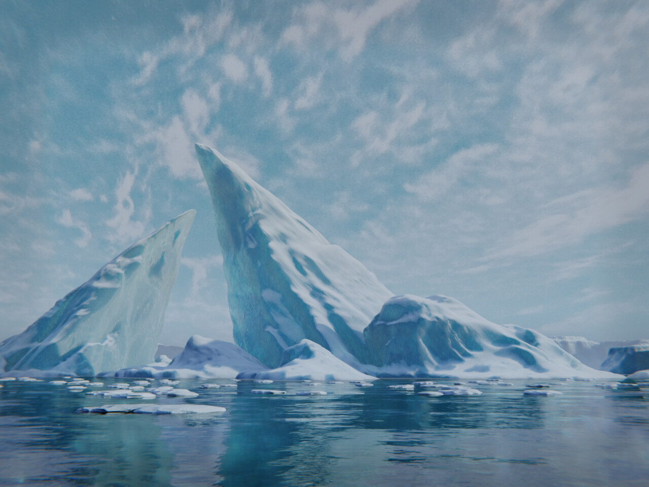 ArtStation - Artic Glaciers