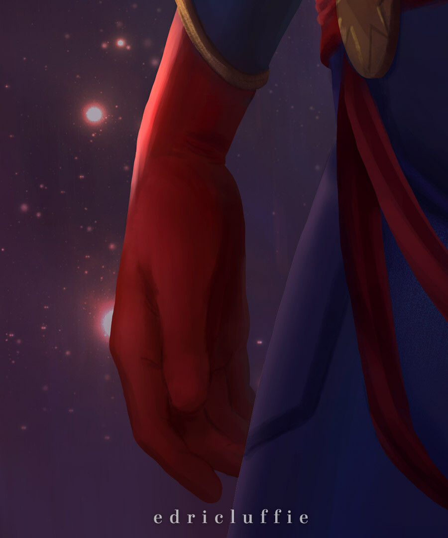 Edric Luffie - The beautiful Captain Marvel