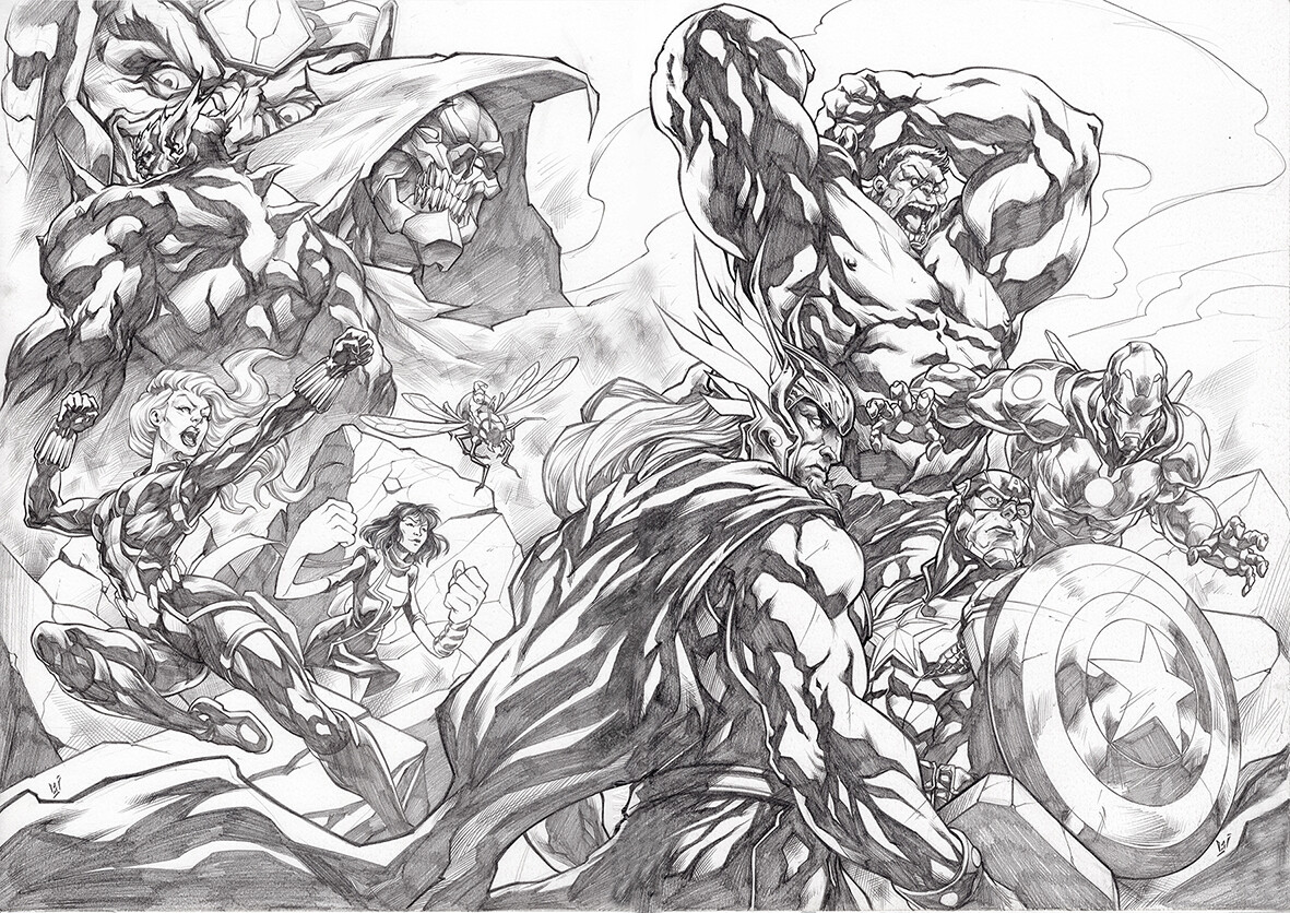 how to draw avengers games