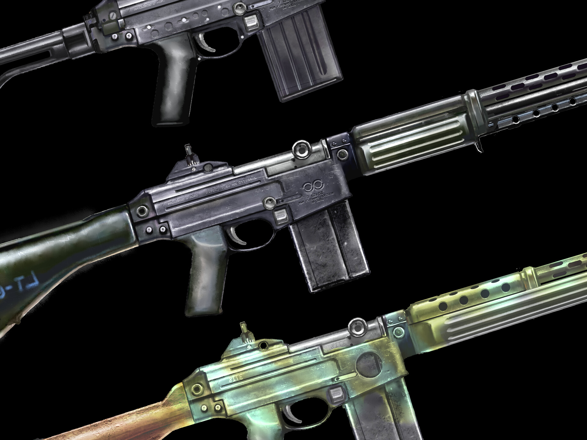 ArtStation - M&M FGR battle rifle concept