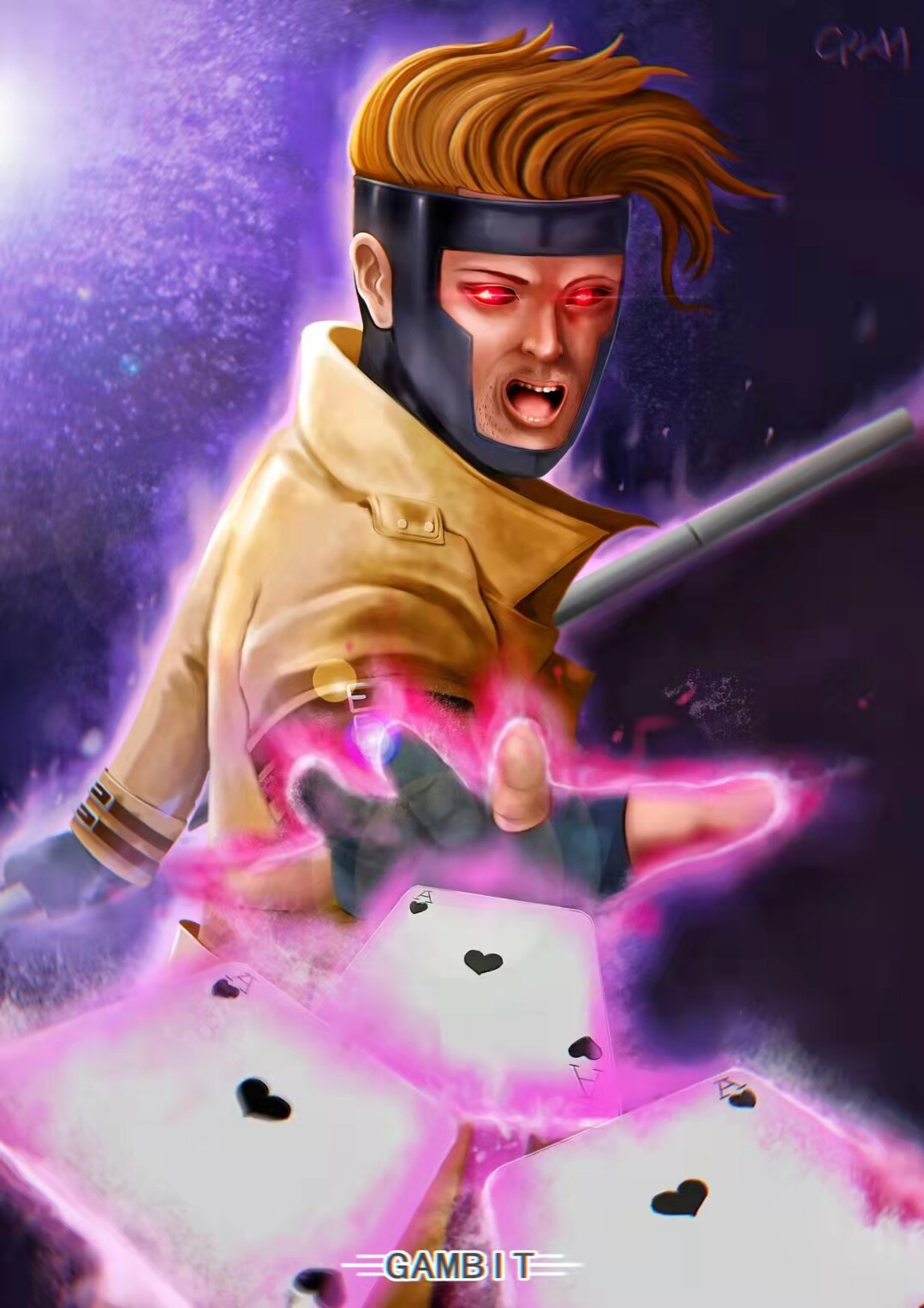 ArtStation - X-Men Gambit FanArt