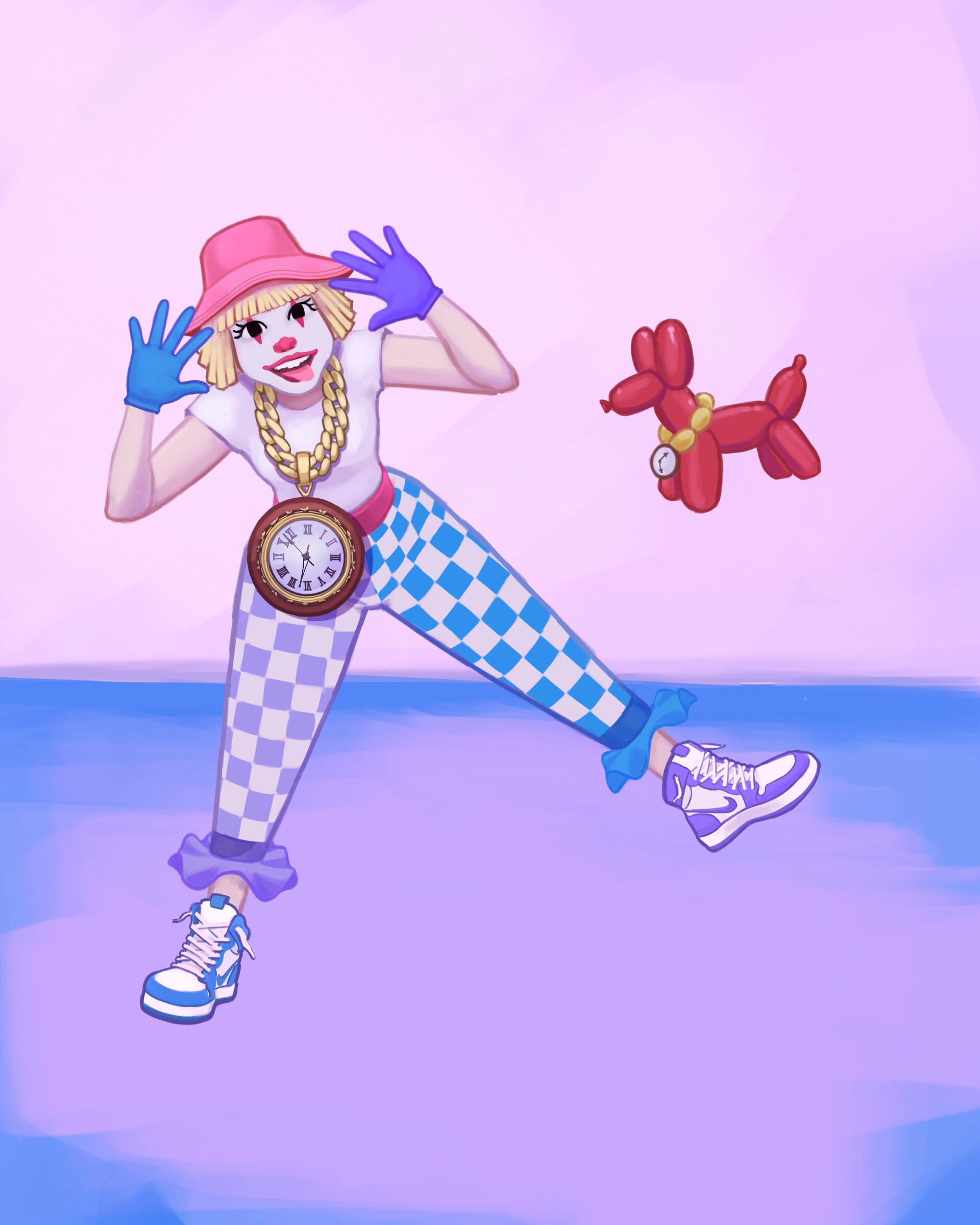 ArtStation - MC Clown Girl