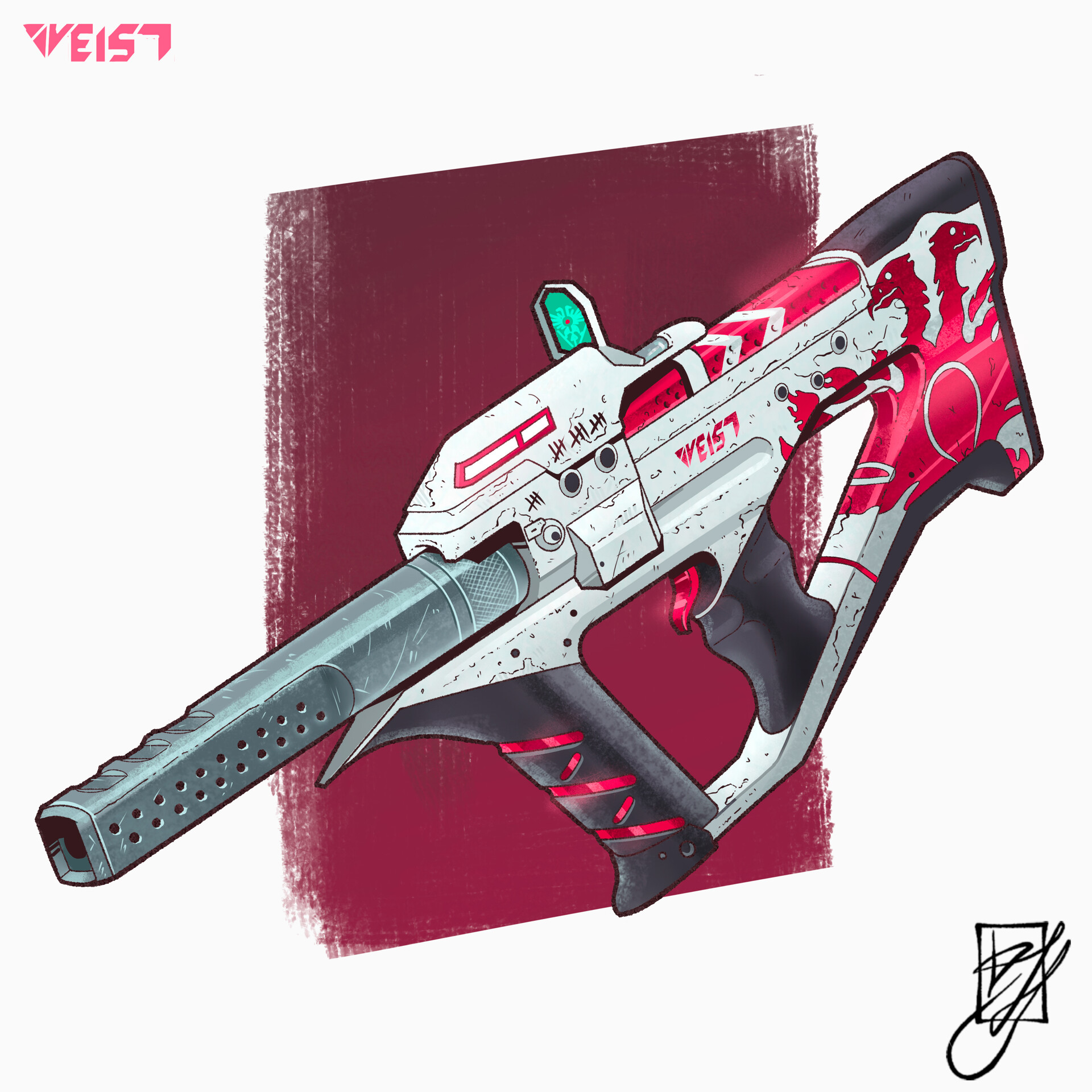 ArtStation - The Recluse SMG