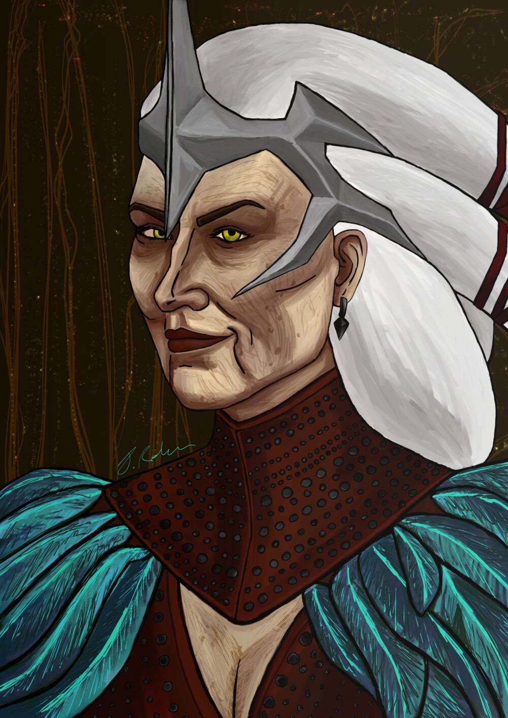 ArtStation - Flemeth, Mother of vengeance, Asha'bellanar - Dragon Age