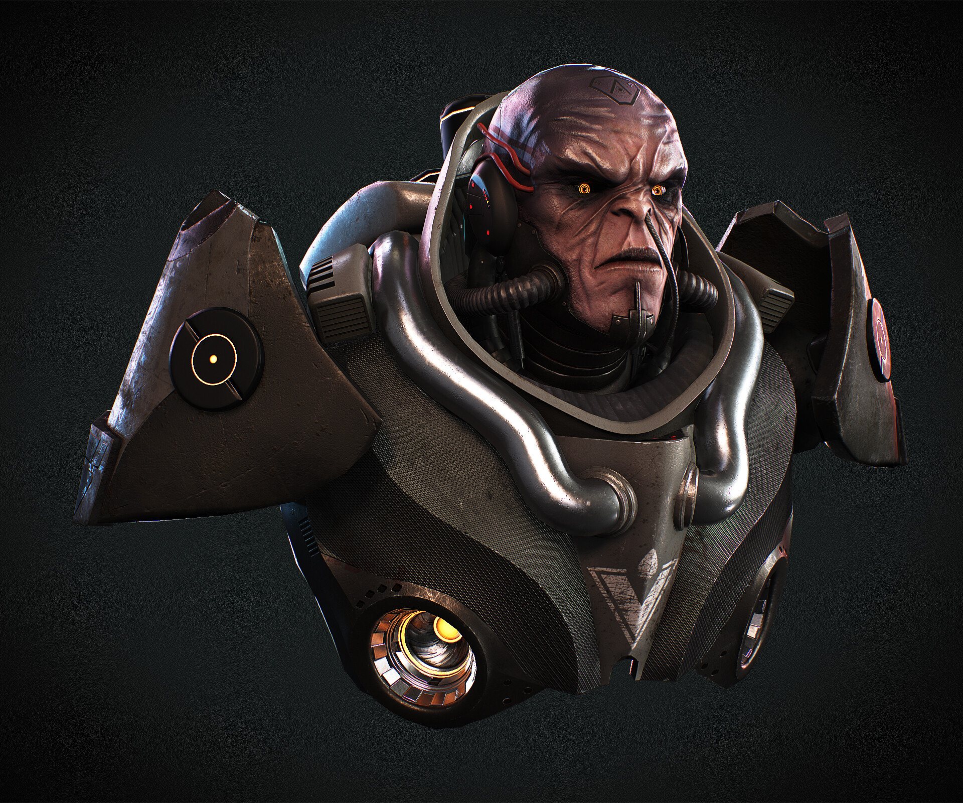 ArtStation - Alien Cyborg