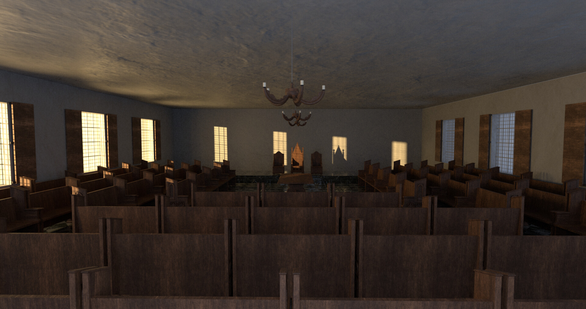 ArtStation - Medieval Parliament Room