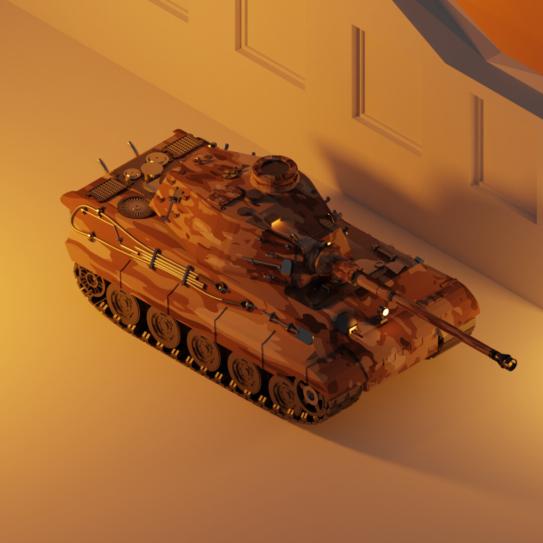 ArtStation - Tiger II Tank