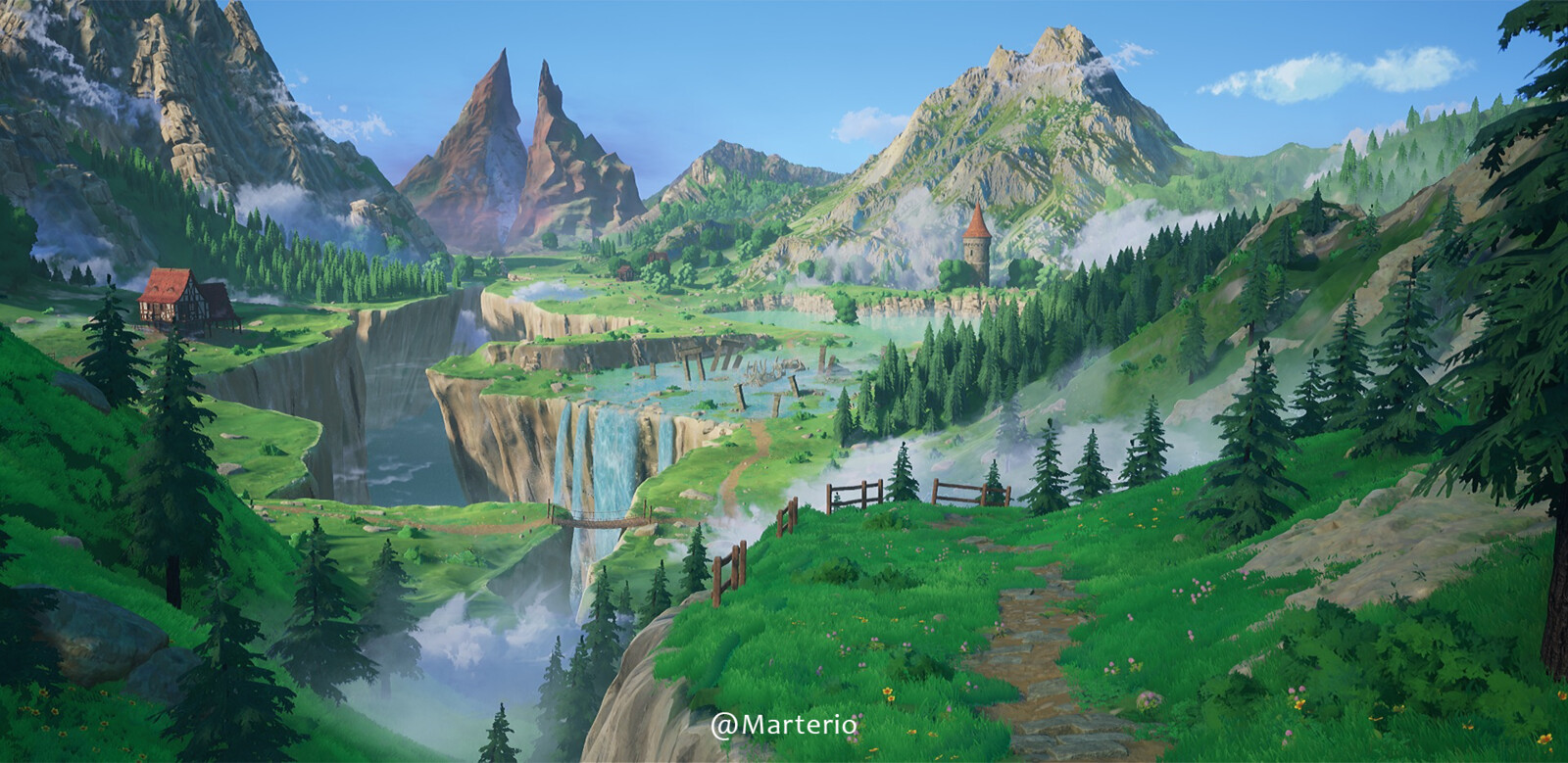 Marterio HF - 【UE4】Stylized great Rift valley