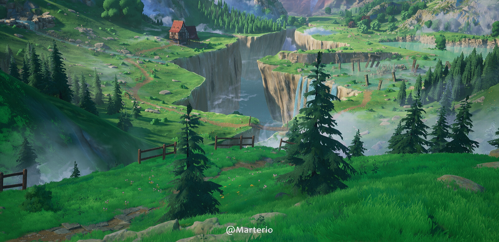 Marterio HF - 【UE4】Stylized great Rift valley