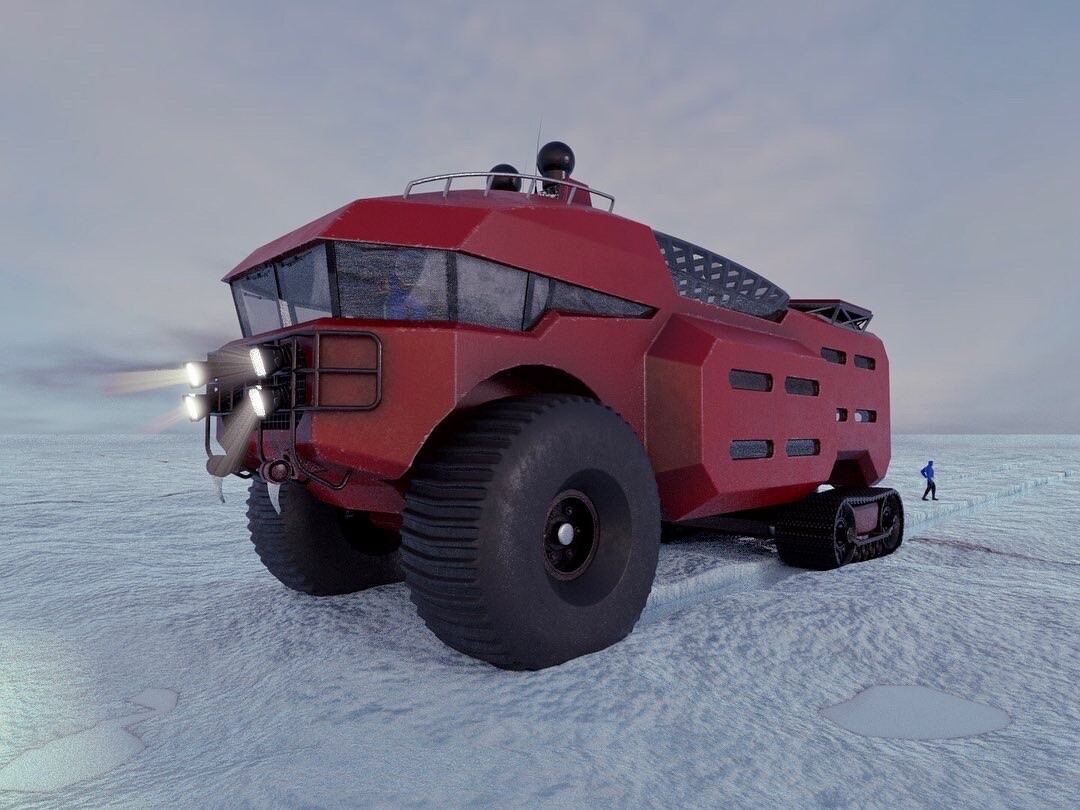 ArtStation - The snow cruiser II