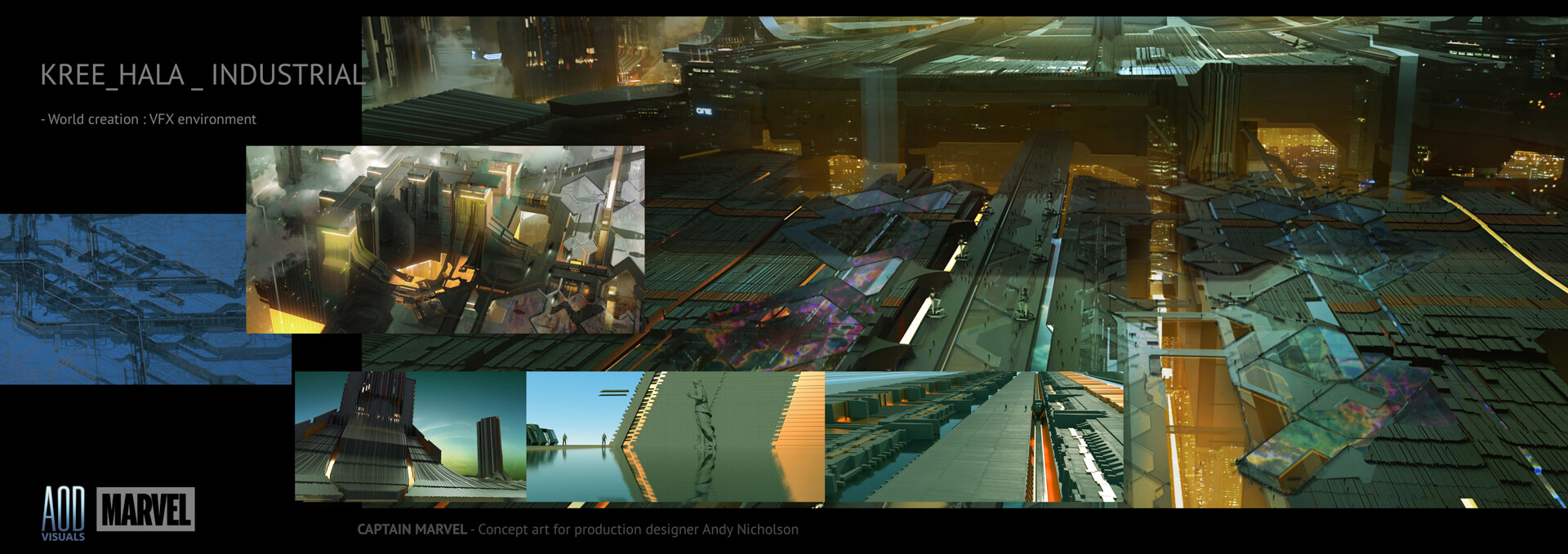 AOD Visuals - The Art of Direction - CAPTAIN MARVEL - Stories: Planet Hala