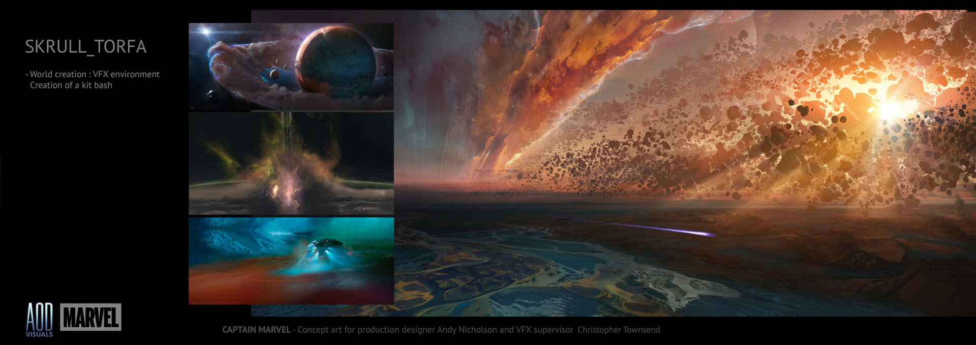 AOD Visuals - The Art of Direction - CAPTAIN MARVEL - Stories: Planet Torfa