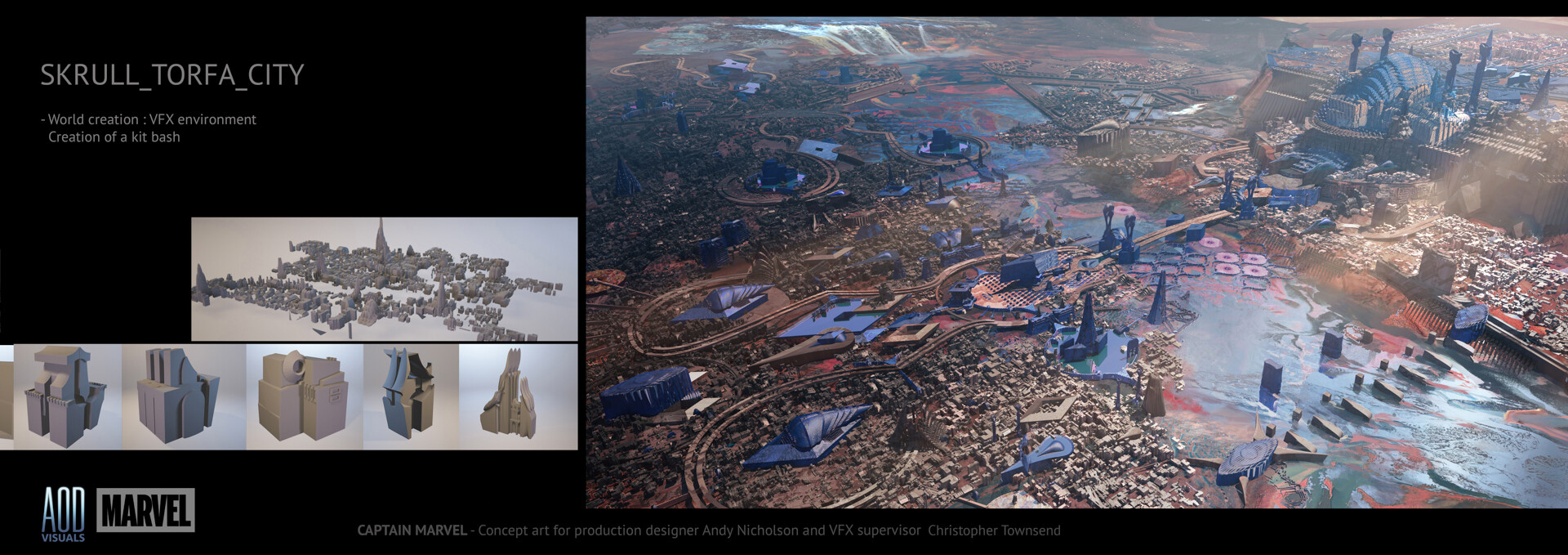 AOD Visuals - The Art of Direction - CAPTAIN MARVEL - Stories: Planet Torfa