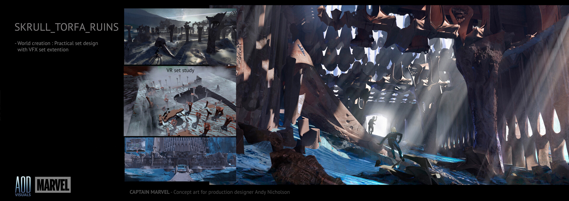 AOD Visuals - The Art of Direction - CAPTAIN MARVEL - Stories: Planet Torfa