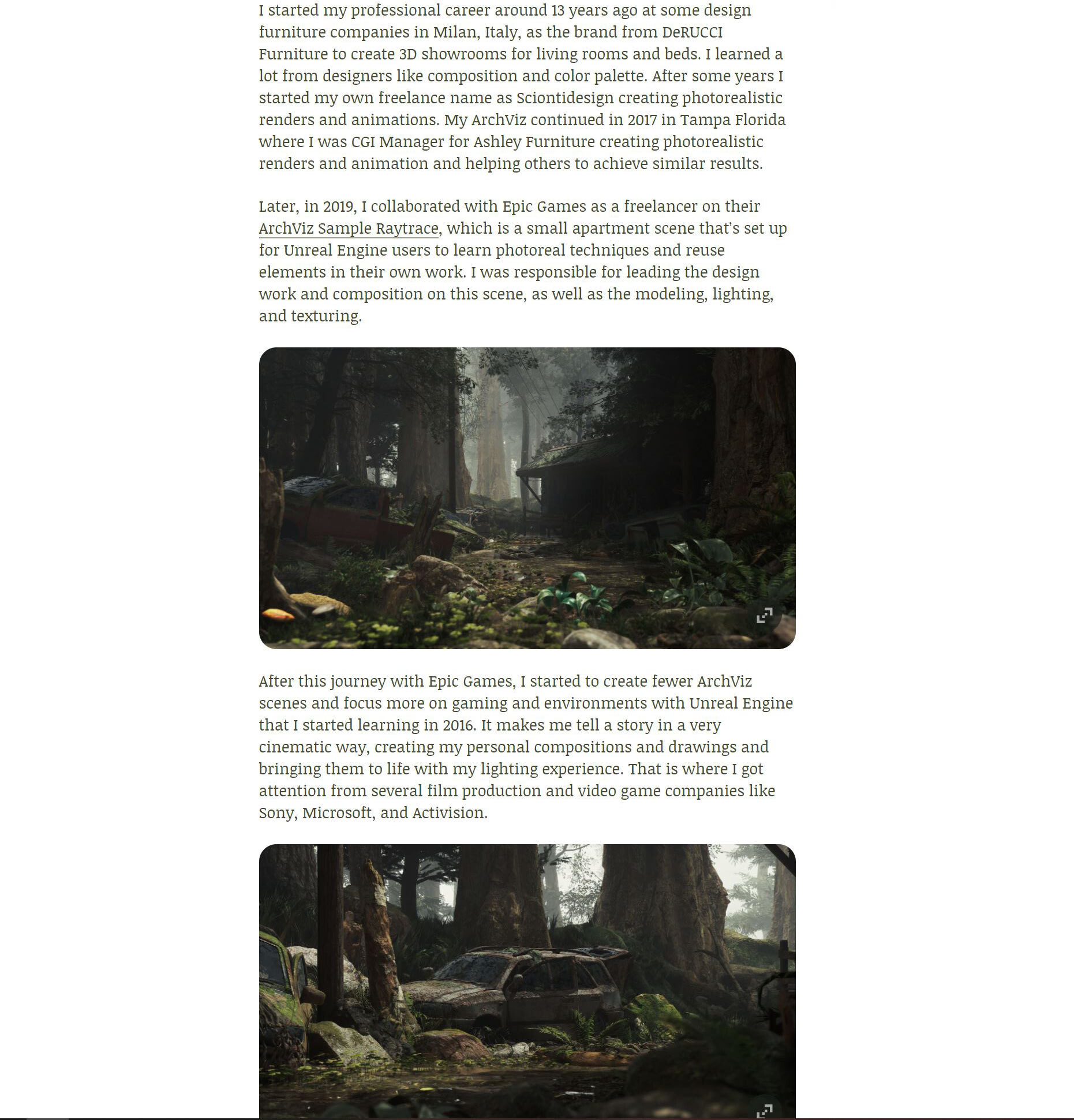 Pasquale Scionti - 80 LEVEL Article Using Megascans & UE5 to Create Environments