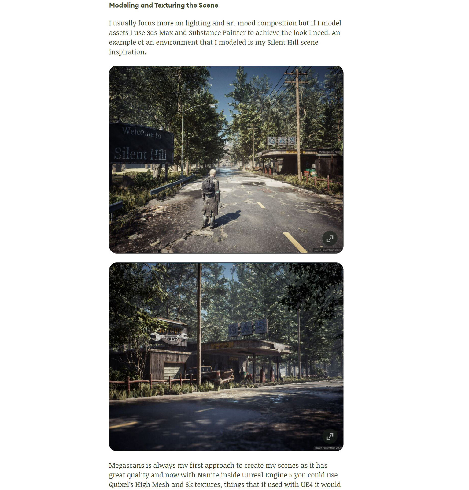 Pasquale Scionti - 80 LEVEL Article Using Megascans & UE5 to Create Environments