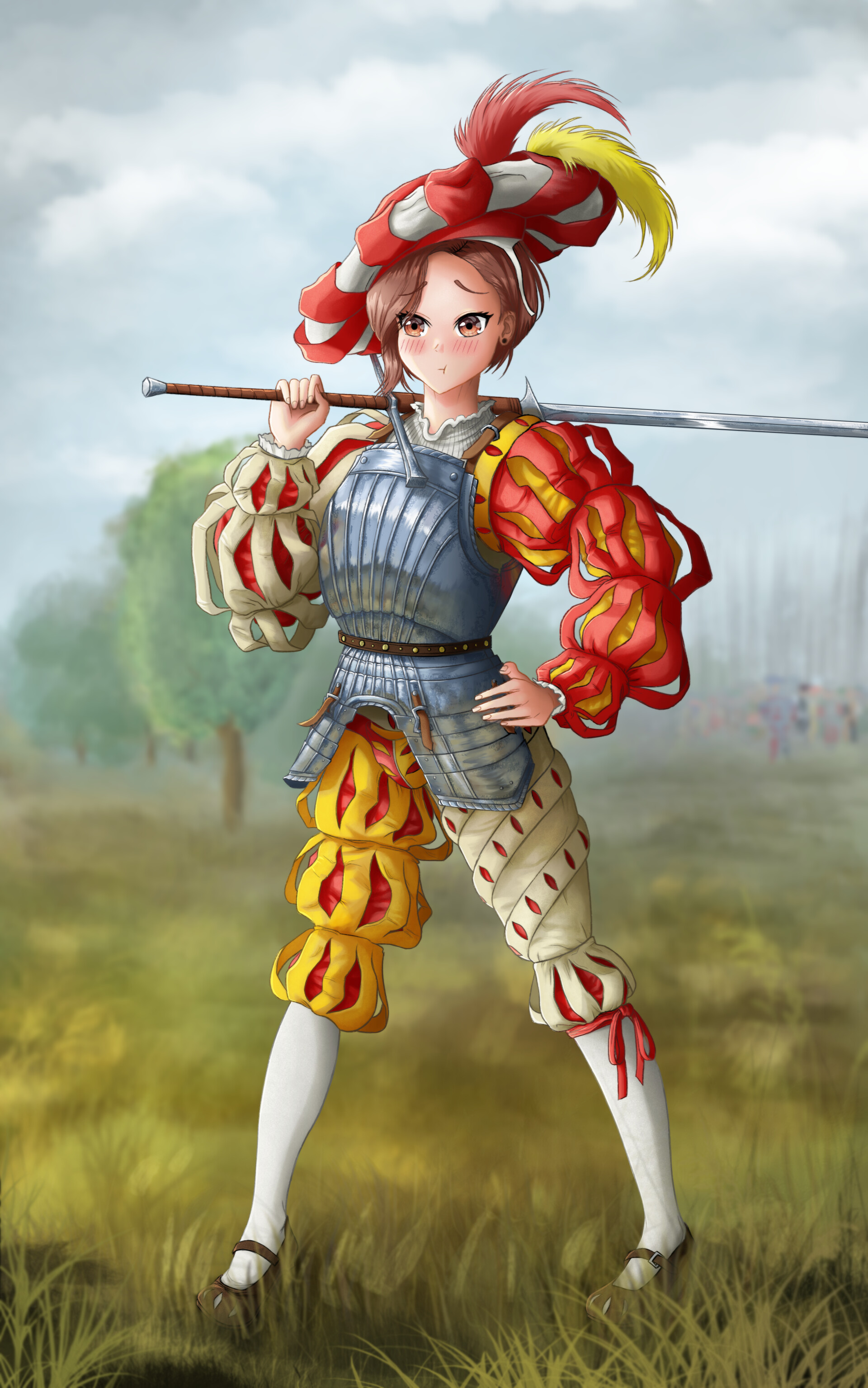 ArtStation - Landsknecht girl