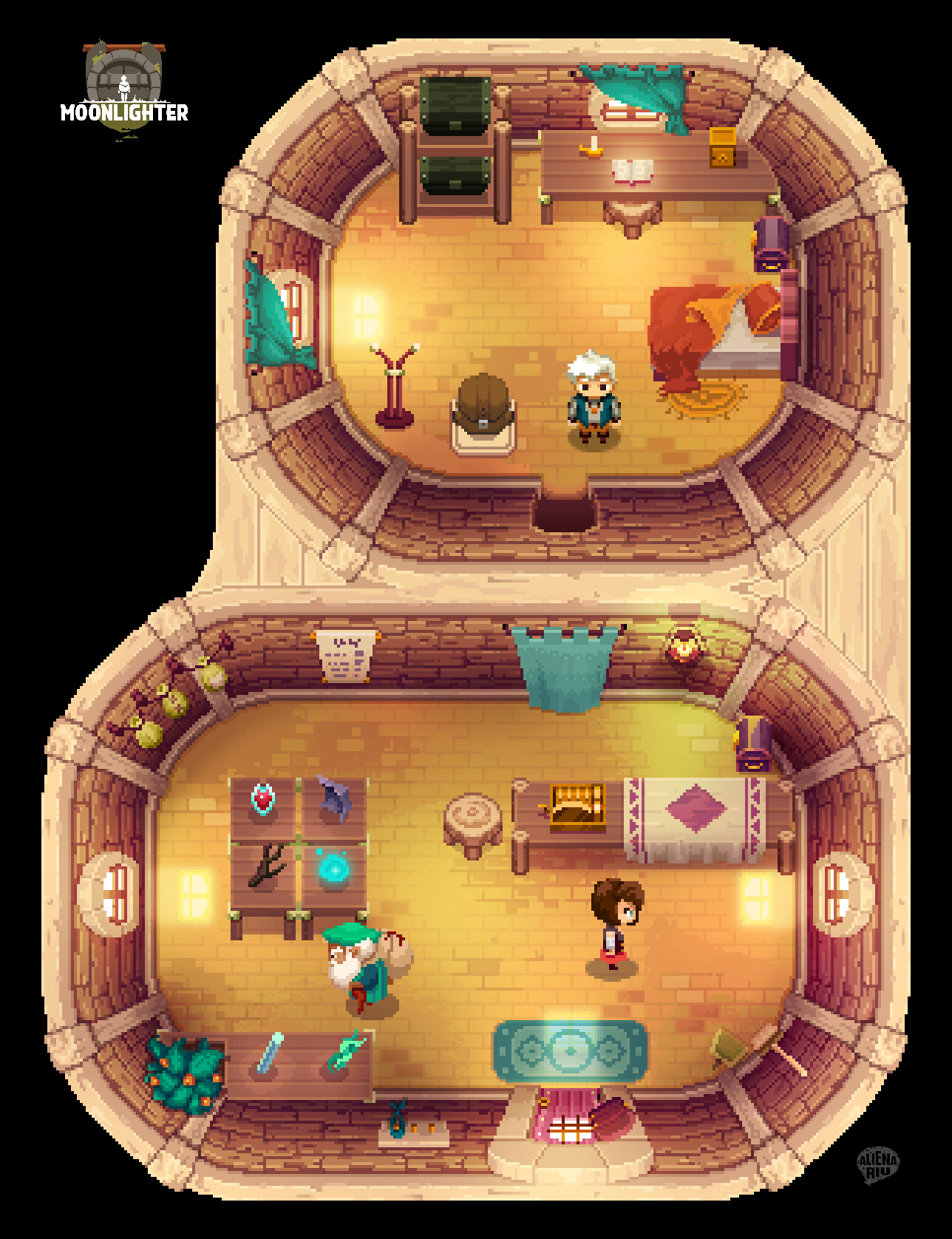 Aliena Riu - Moonlighter shop