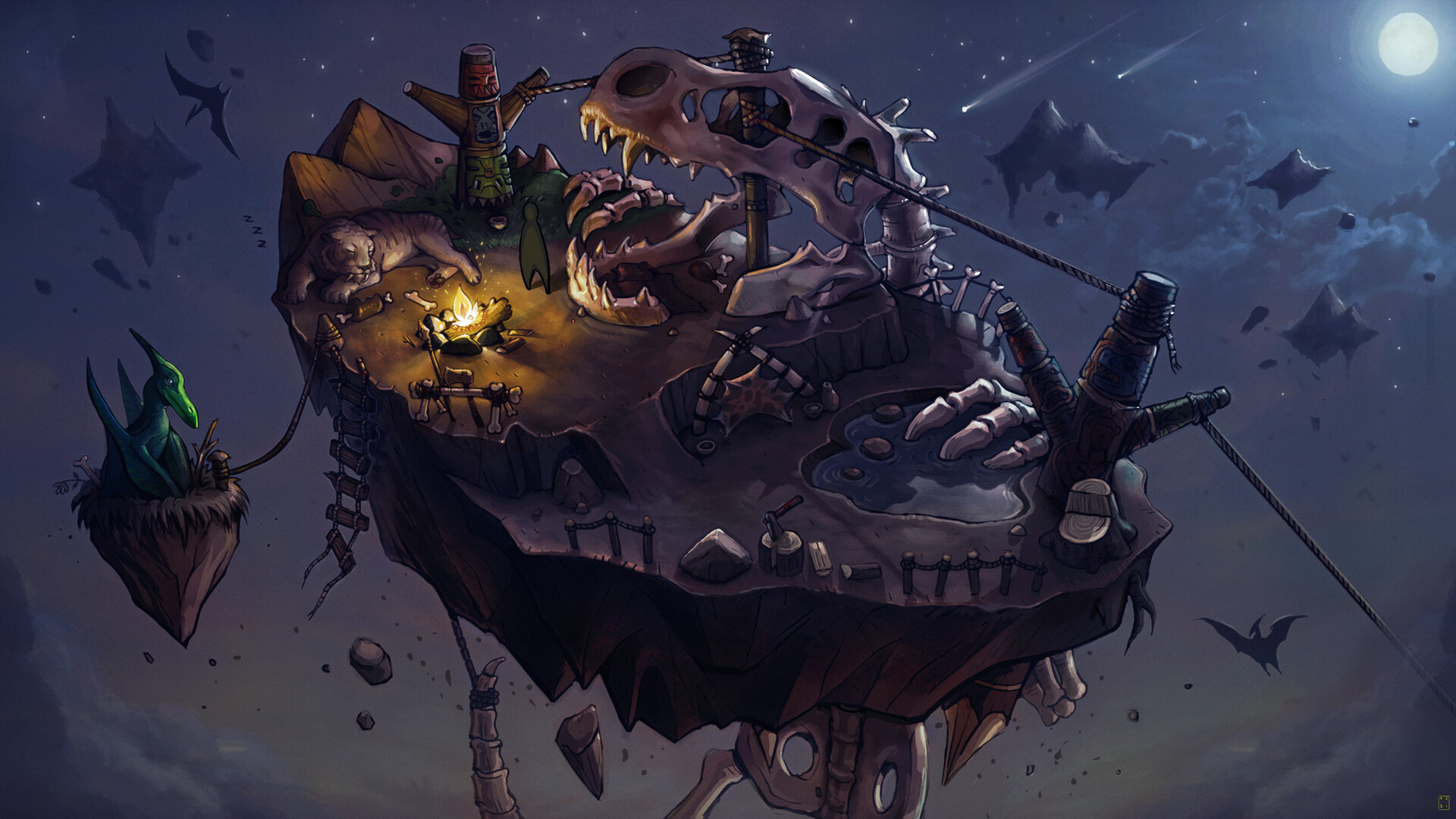 ArtStation - Skull Isle