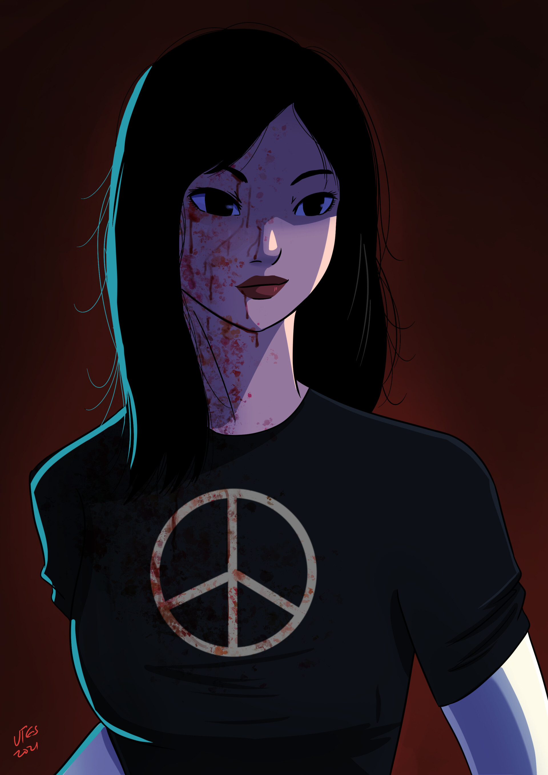 ArtStation - Bleed Out - Commission