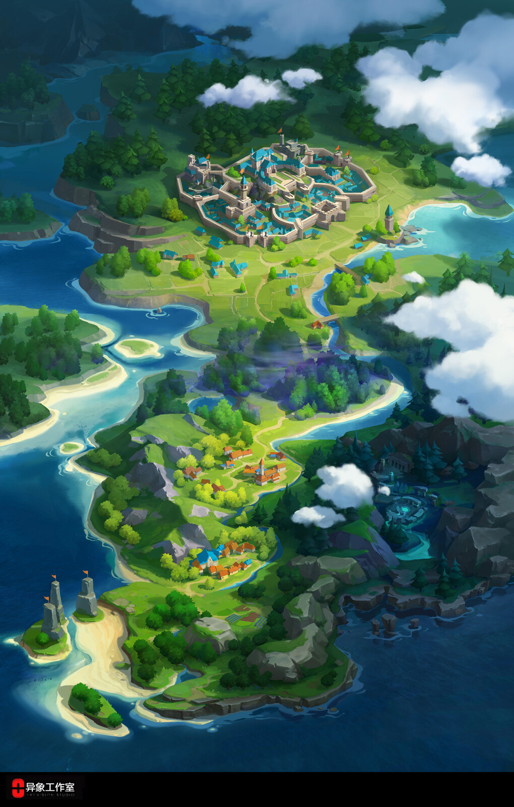 Dawnpu at Art vision studio - Map Design / 地图规划设计