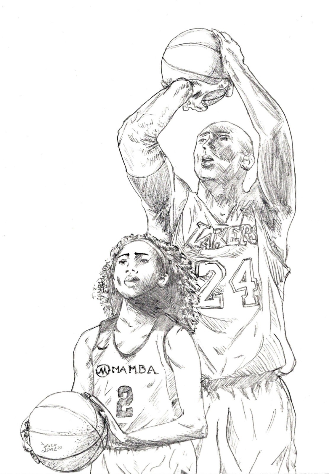 kobe bryant coloring sheets