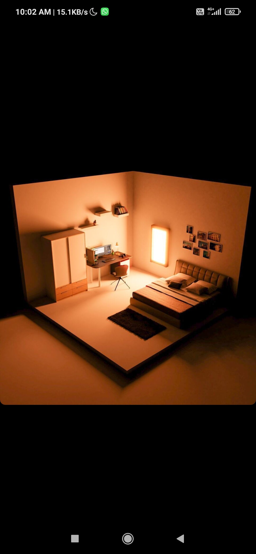 ArtStation - Isometric bed room