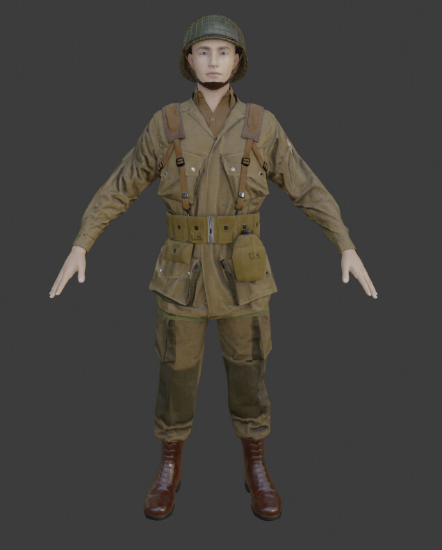 ArtStation - Trooper soldier