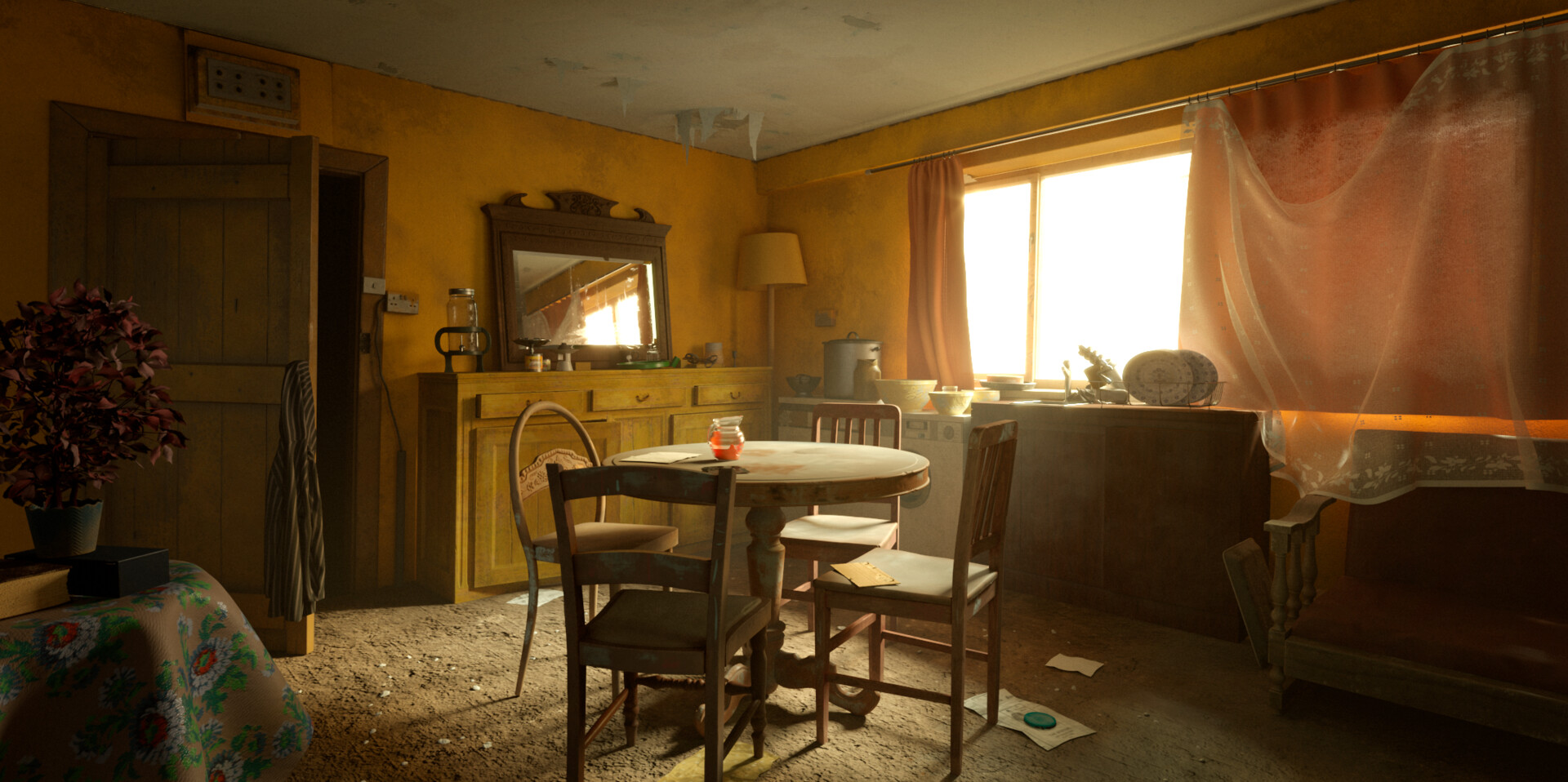 ArtStation - Abandoned Room