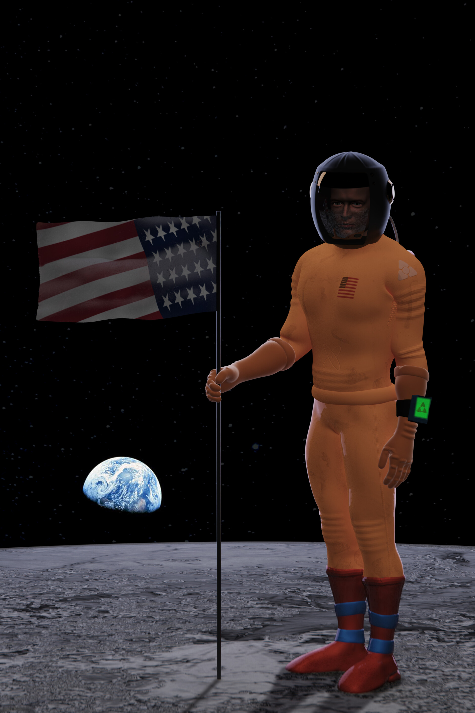 ArtStation - Man on the Moon