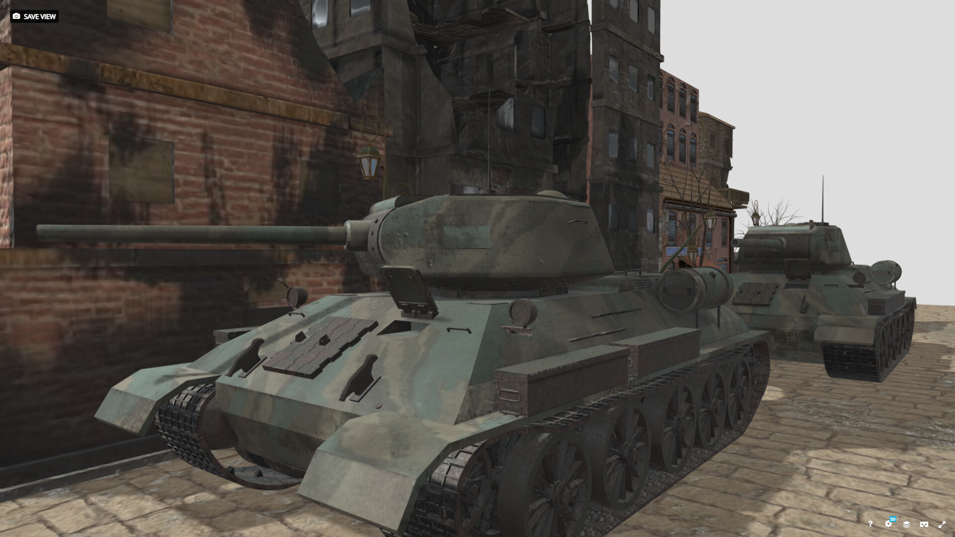 Jesse Marion - World war 2 street scene