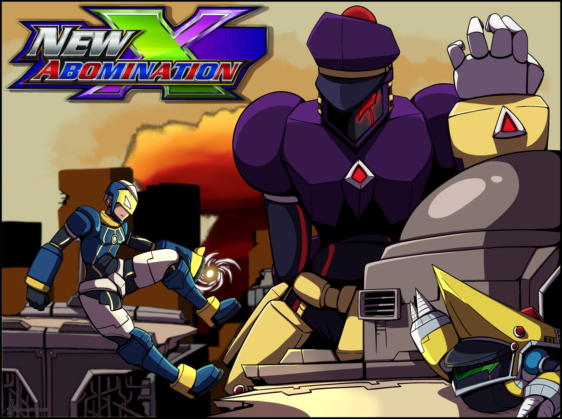 ArtStation - New Abomination X- cover art (commission)