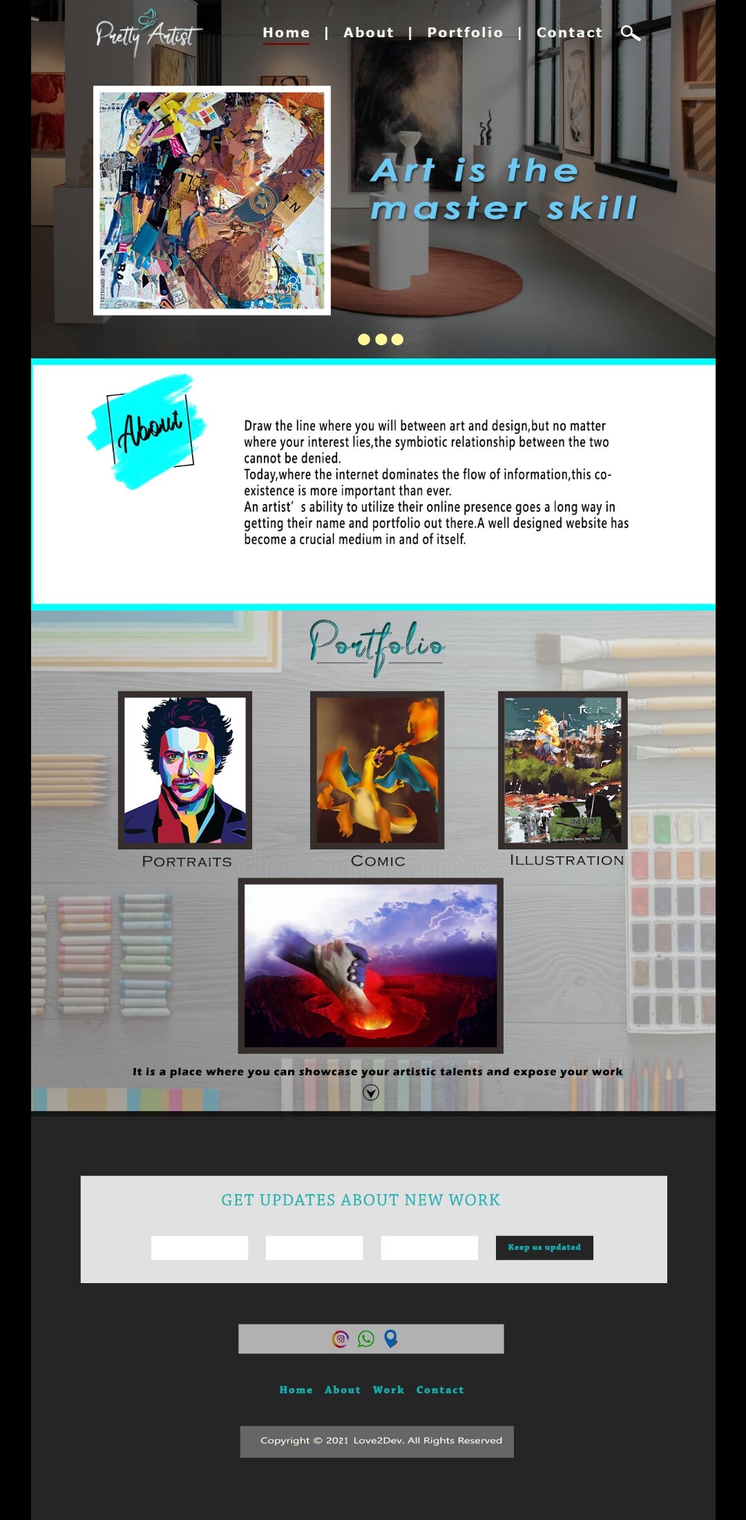 ArtStation - web page